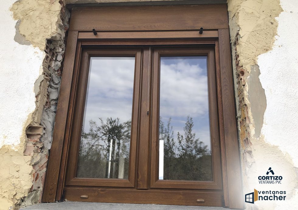 Ventanas de PVC imitación madera - Cortizo
